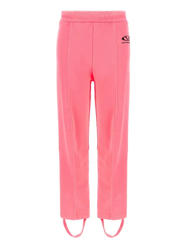Vetements Oval Logo' Joggers - Pink