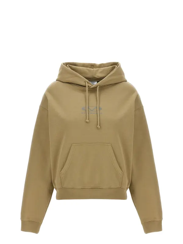 Vetements Oval Logo' Hoodie - Beige