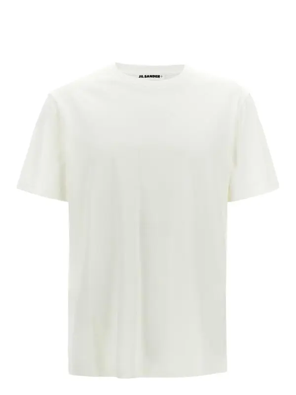 JIL SANDER Logo Patch T Shirt - White