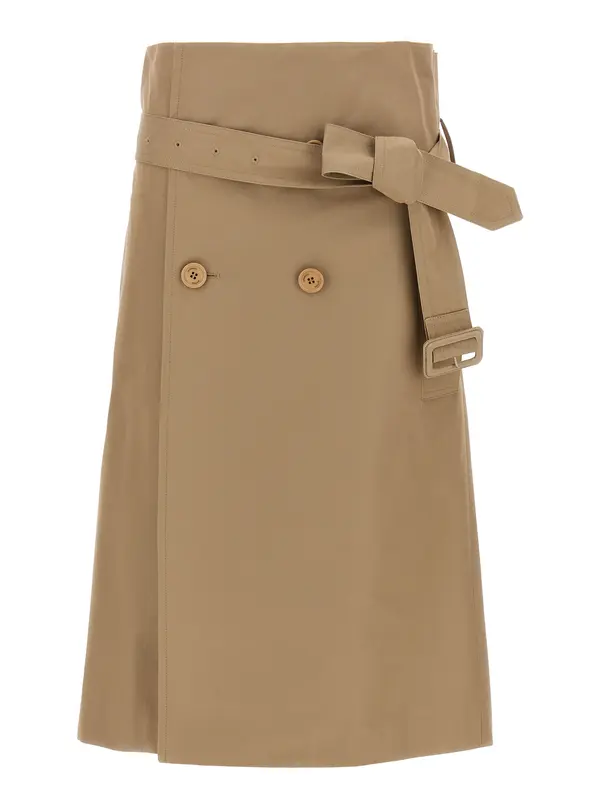Vetements Deconstructed Trenchcoat Skirt - Beige