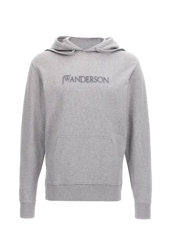 J.W.ANDERSON Logo Embroidered Sweatshirt - Gray