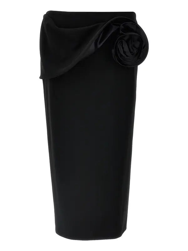 Magda Butrym 05' Midi Skirt - Black