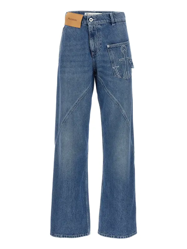 J.W.ANDERSON Twisted Workwear Jeans - Light Blue