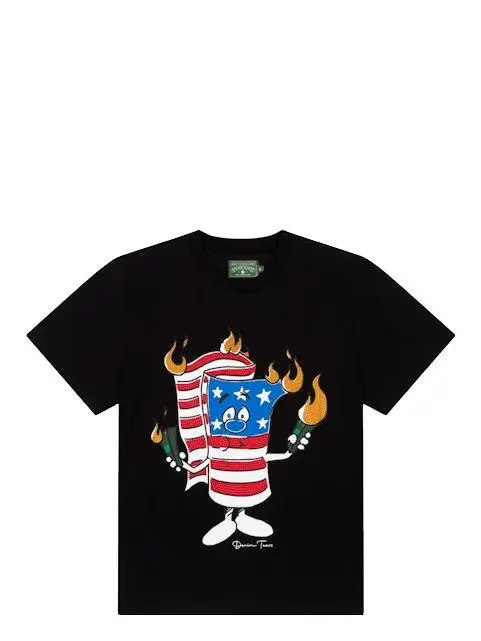 DENIM TEARS Firecracker Tee Shirt - Black