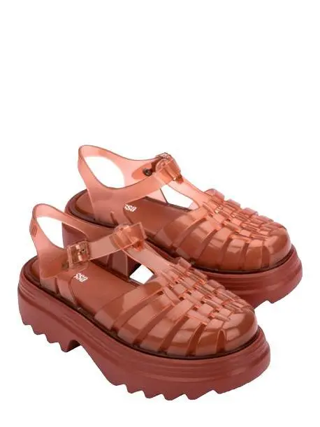 Melissa Possession Platform Ii Sandal - Transparent Brown