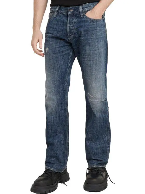 G-star Raw Lenney Bootcut Jeans - Antq Faded Blue Heron Restored