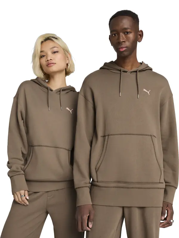 PUMA Premium Essentials Relaxed Hoodie - Brown