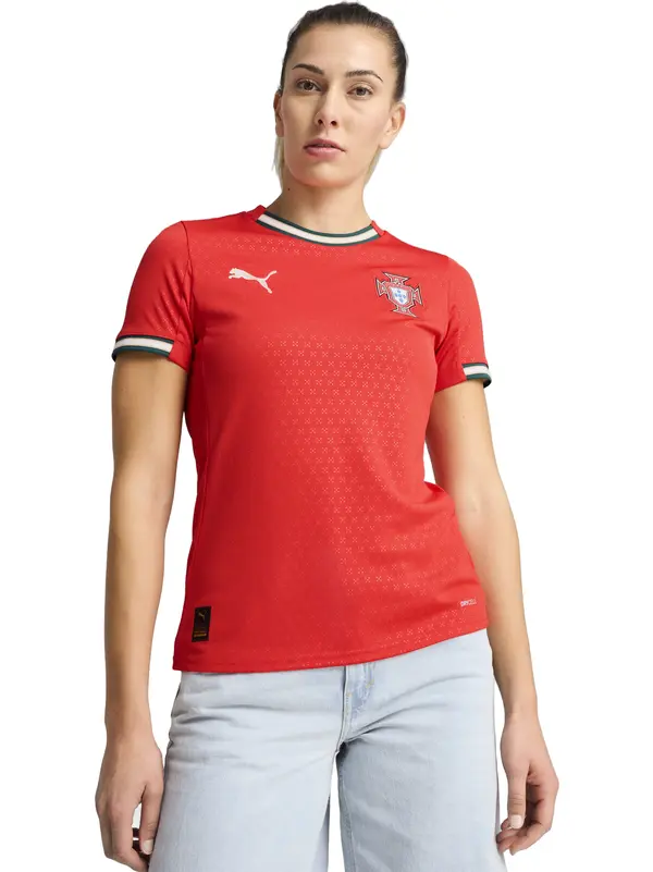 PUMA Portugal '25 Home Replica Soccer Jersey - Red