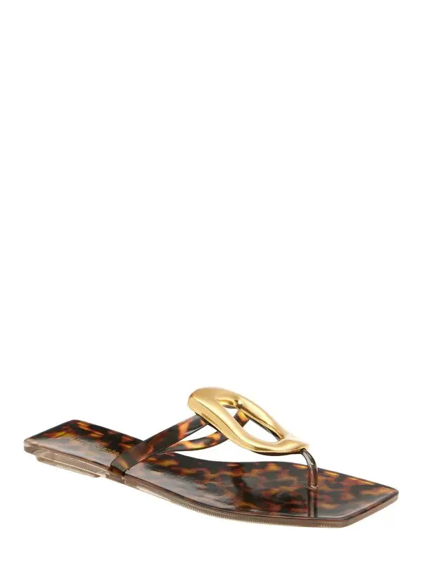 Jeffrey Campbell Linques Flip Flop - Tortoise Gold