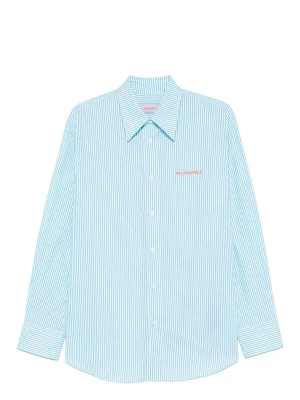 BLUEMARBLE Striped Poplin Shirt - Blue