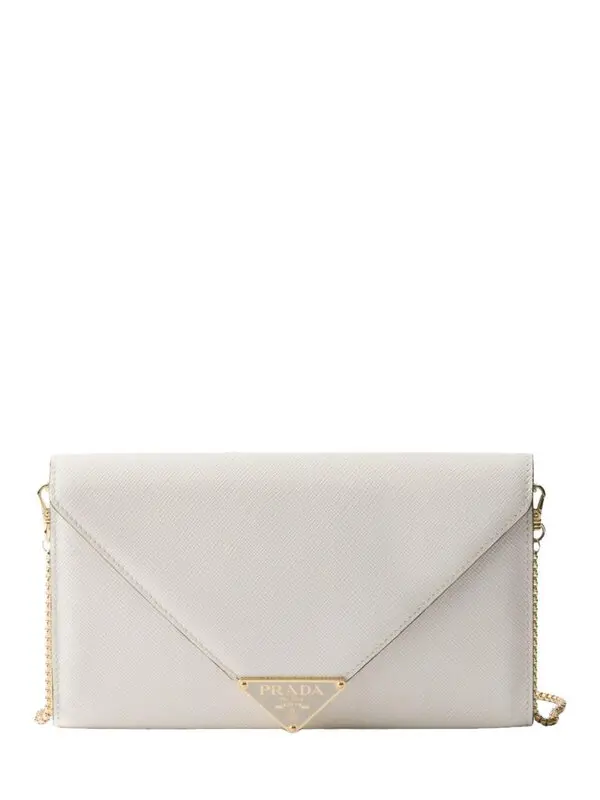 Prada Saffiano Leather Mini Bag - Neutrals