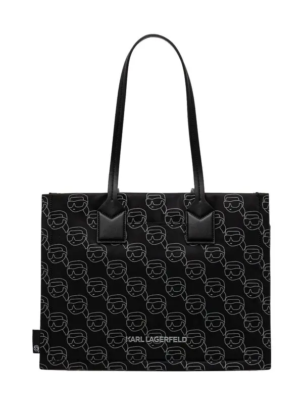 Karl Lagerfeld Ikon Medium Tote - Black