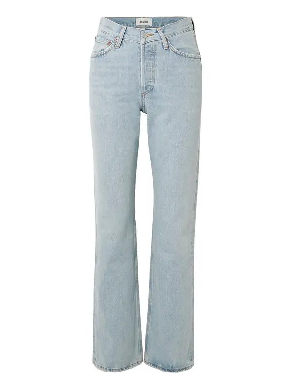 AGOLDE Kelly High-rise Straight-leg Jeans - Blue
