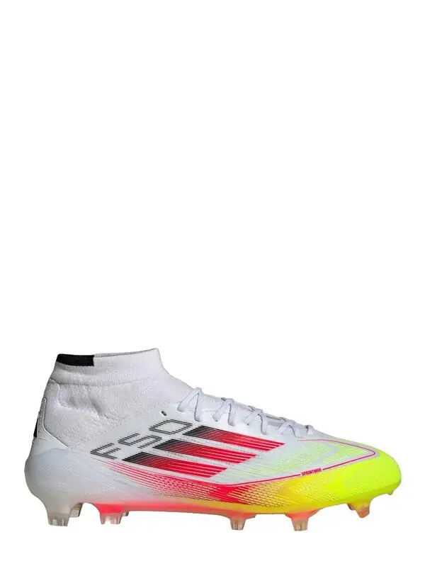 Adidas F50 Elite Midcut Fg Solar Pack - Cloud White/lucid Red/solar Yellow