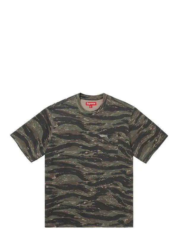 Supreme Tiger Camo Pocket T-shirt - Multicolor