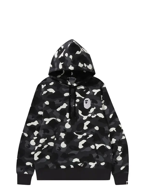 BAPE City Camo Large Ape Head Pullover Hoodie - Black