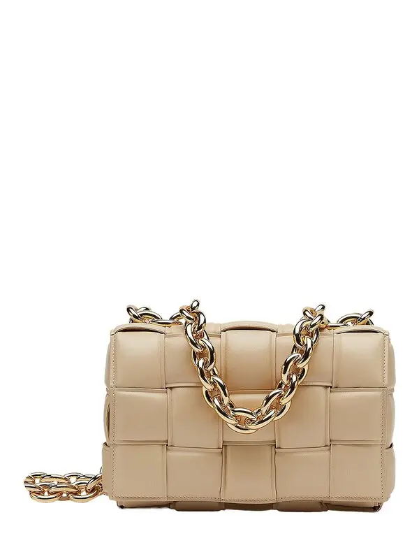 Bottega Veneta Chain Cassette Bag - Tan