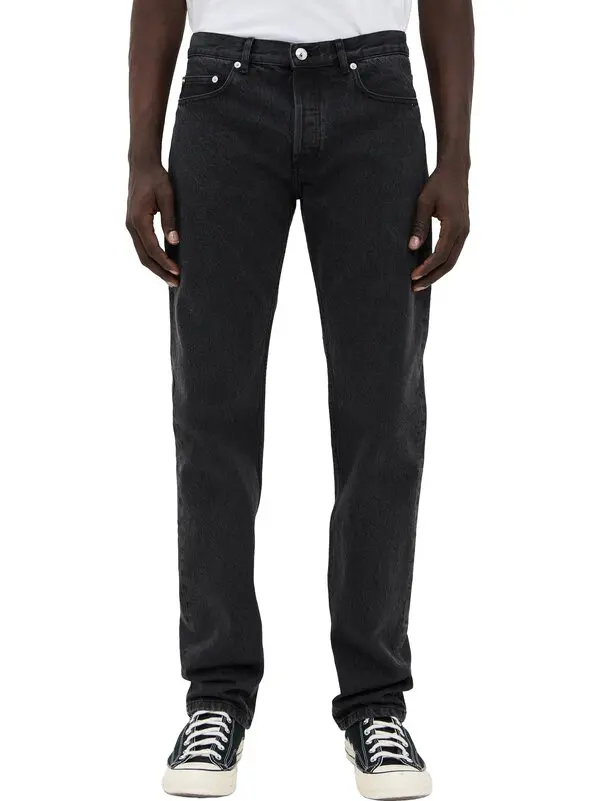 A.p.c. New Standard Jeans - Lze Noir Delave