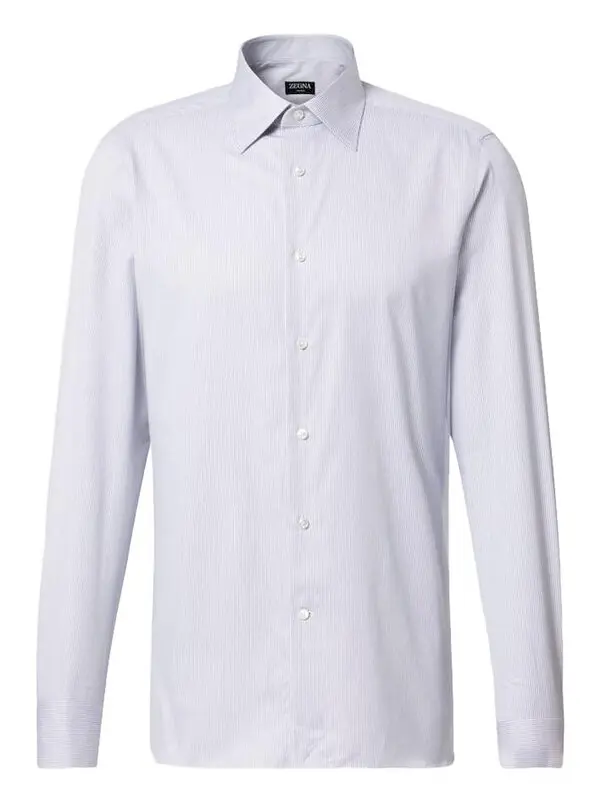 Zegna Striped Cotton Shirt - Multicoloured
