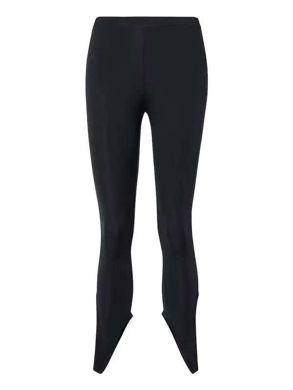 COURREGES Courrèges Jersey Capri Pants - Black