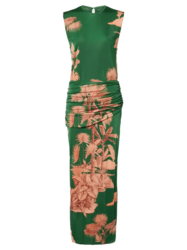 Johanna Ortiz Finding The Way Maxi Dress - Green