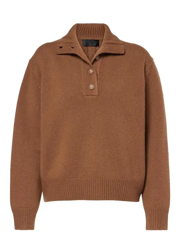 NILI LOTAN Renata Cashmere Sweater - Brown