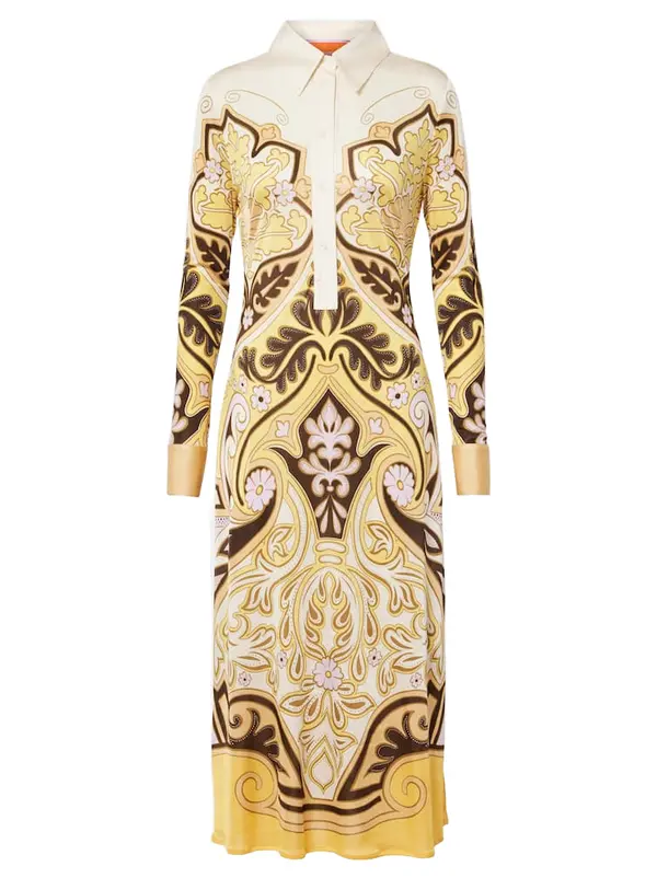 La DoubleJ Perry Printed Midi Dress - Multicoloured