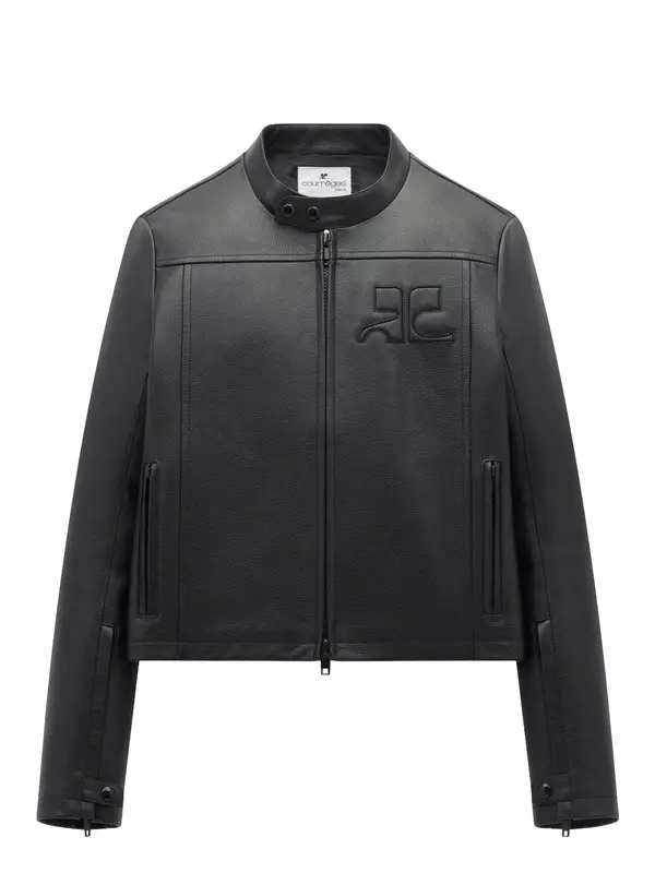 COURREGES Iconic Biker Jacket - Black