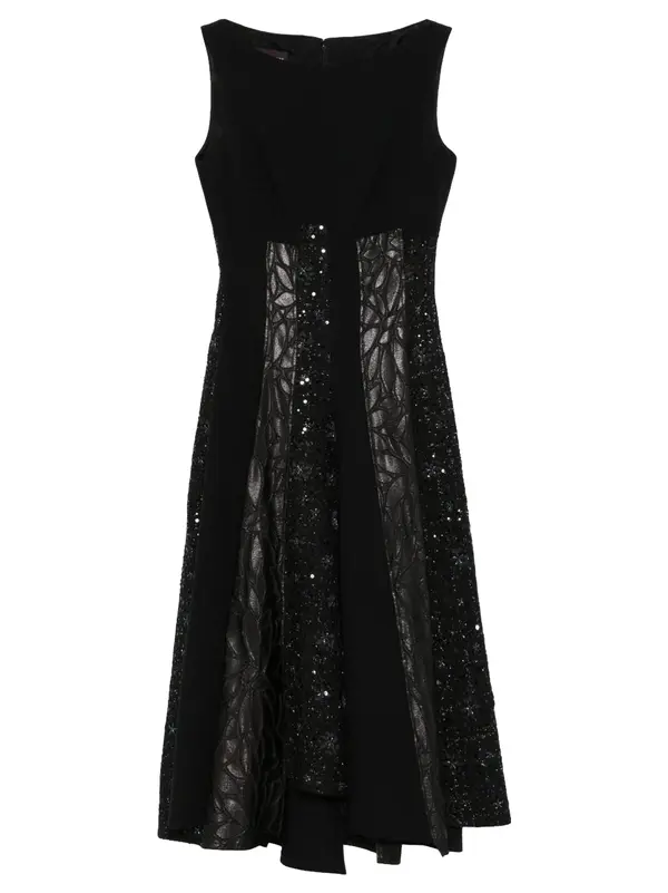 Talbot Runhof Foobar7 Midi Dress - Black