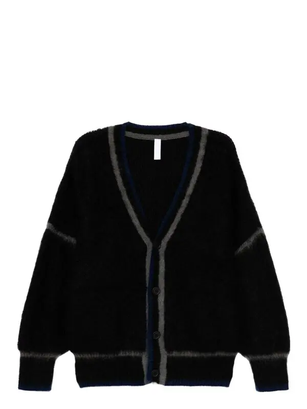 CFCL Brushed Effect Cardigan - Black