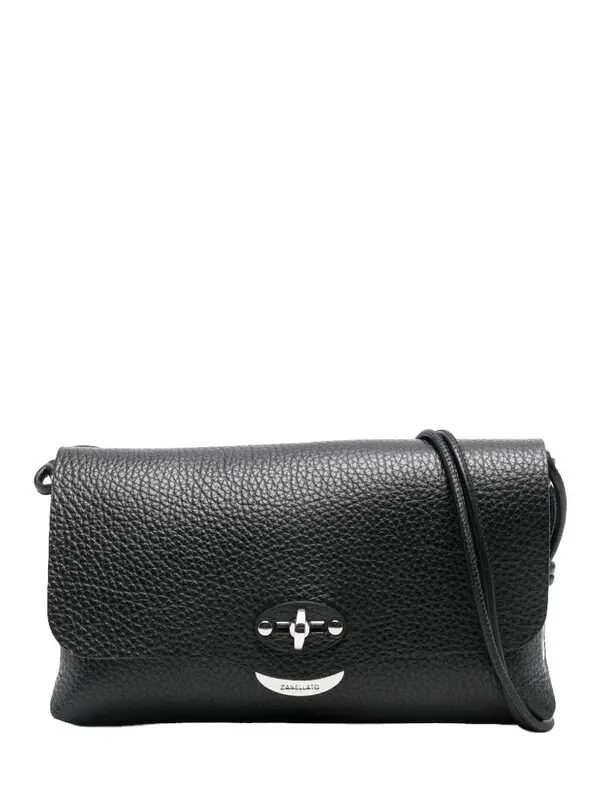 ZANELLATO Small Lettera Shoulder Bag - Black