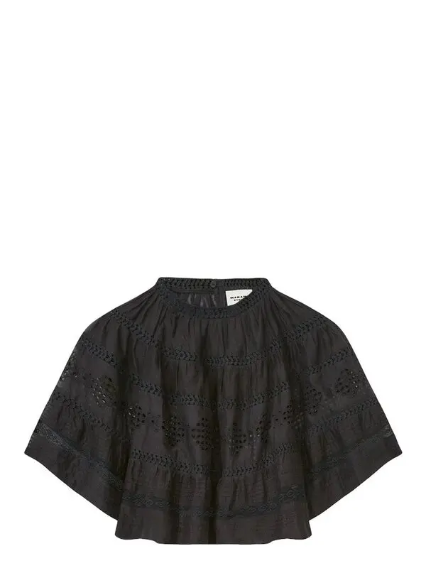 MARANT ETOILE Dilama Top - Black