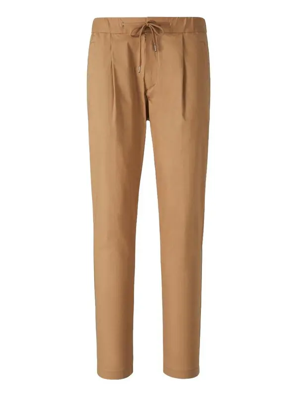 Herno Cotton Regular Fit Trousers - Brown