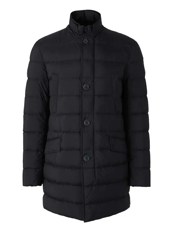 Herno Il Cappotto Quilted Coat - Straight Jeans