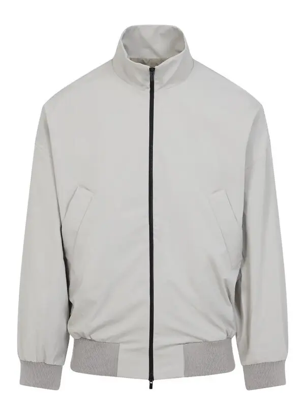 Fear Of God High Neck Track Jacket - Grey