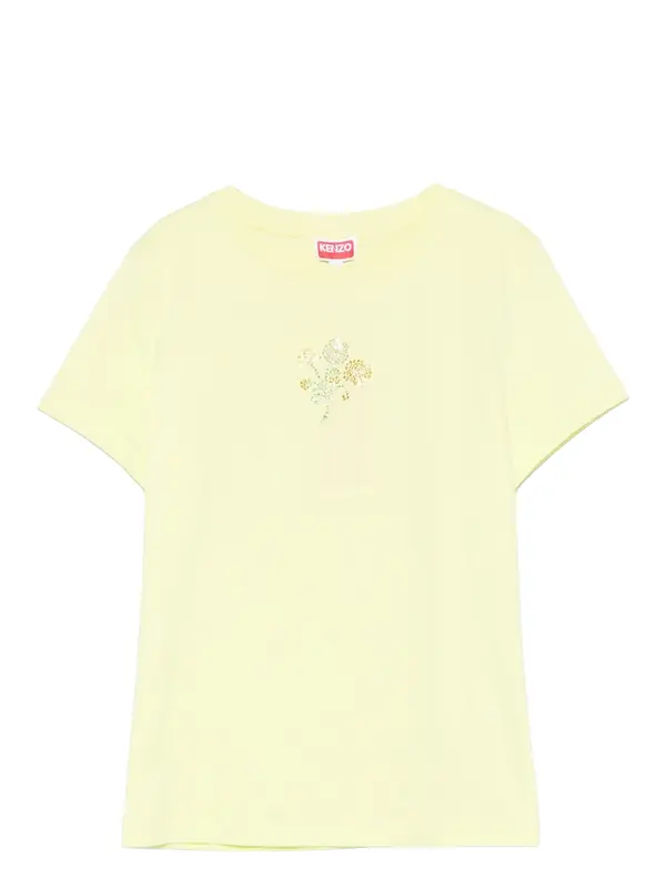 Kenzo Jungle Flower Classic T-shirt - Yellow