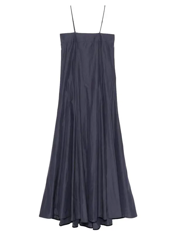 FORTE_FORTE Taffeta Maxi Dress - Blue