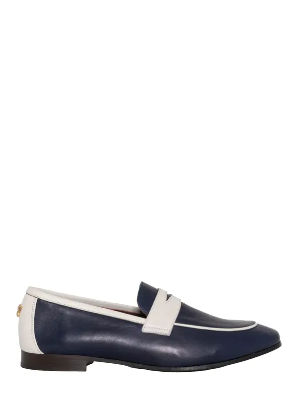 BOUGEOTTE Leather Loafers - Blue