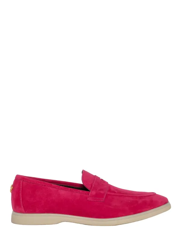 BOUGEOTTE Suede Loafers - Pink