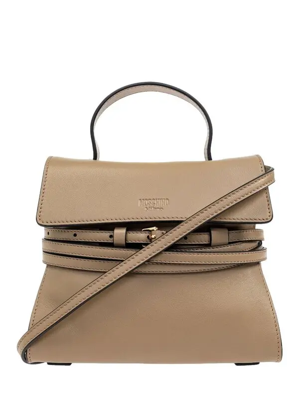 Moschino Tie Me Tote Bag - Neutrals