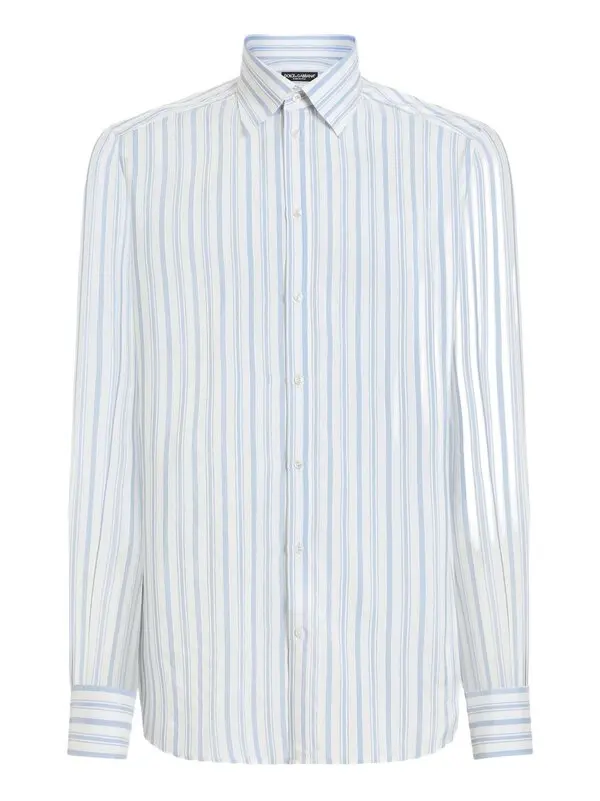 Dolce & Gabbana Striped Shirt - White