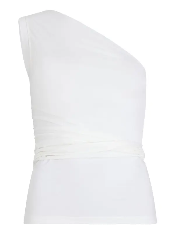 Patou One-shoulder Top - White