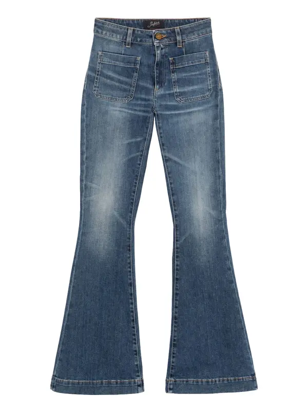 Seafarer Delphine Bell-bottom Jeans - Blue