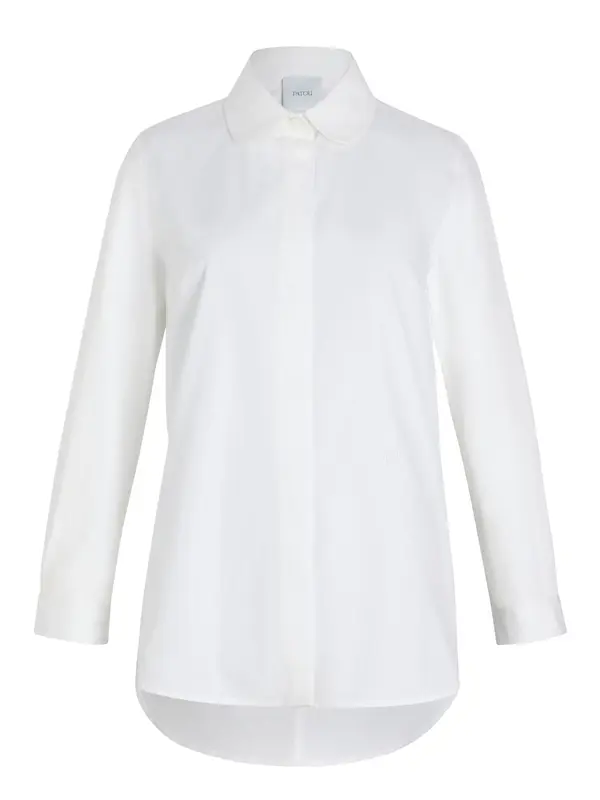 Patou Tailored Poplin Shirt - White
