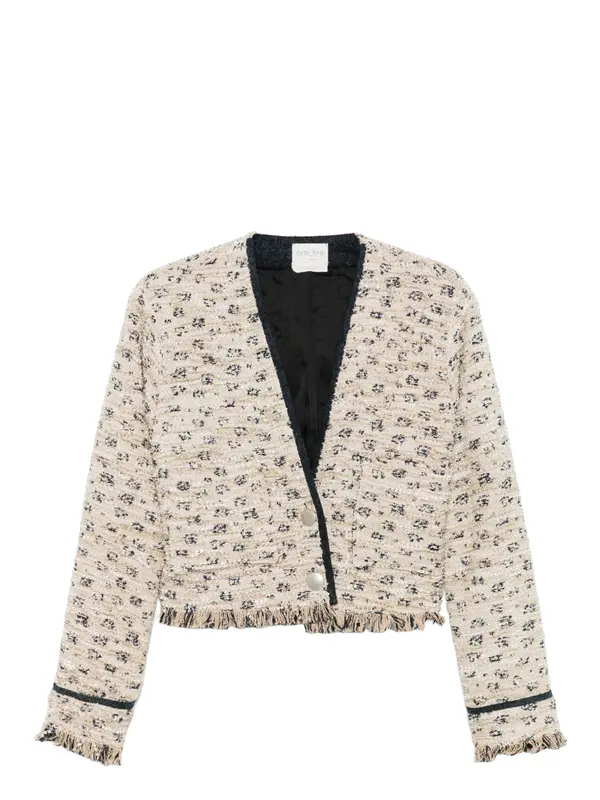 FORTE_FORTE Tweed Jacket - Neutrals