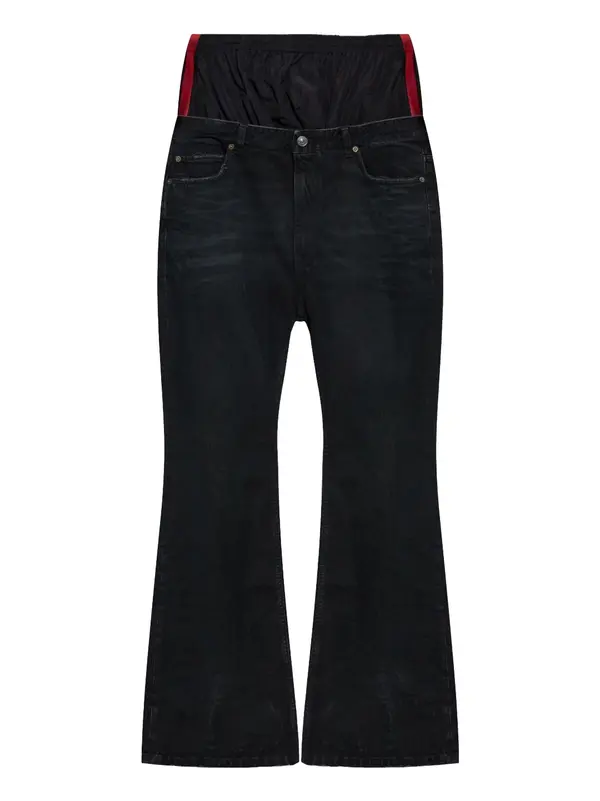 Balenciaga Layered Jeans - Black