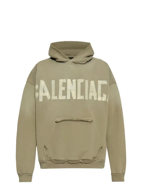 Balenciaga Tape Type Hoodie - Green