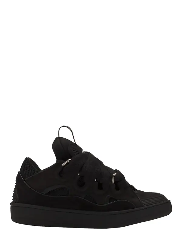 LANVIN Curb Low Top Sneakers - Black