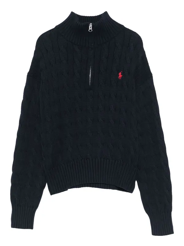 Polo Ralph Lauren Cable-knit Cotton Sweater - Blue