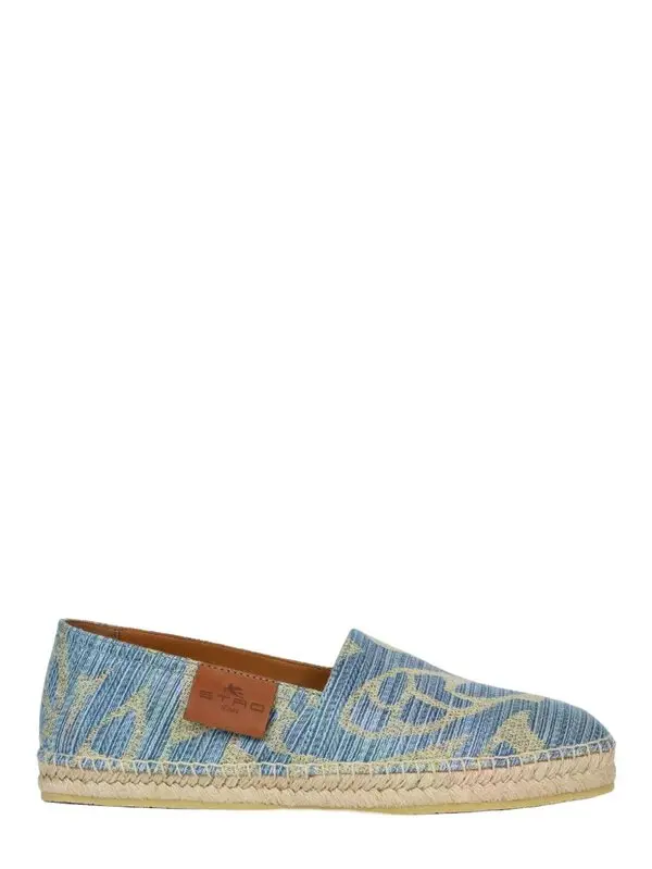 Etro Paisley-print Espadrilles - Blue